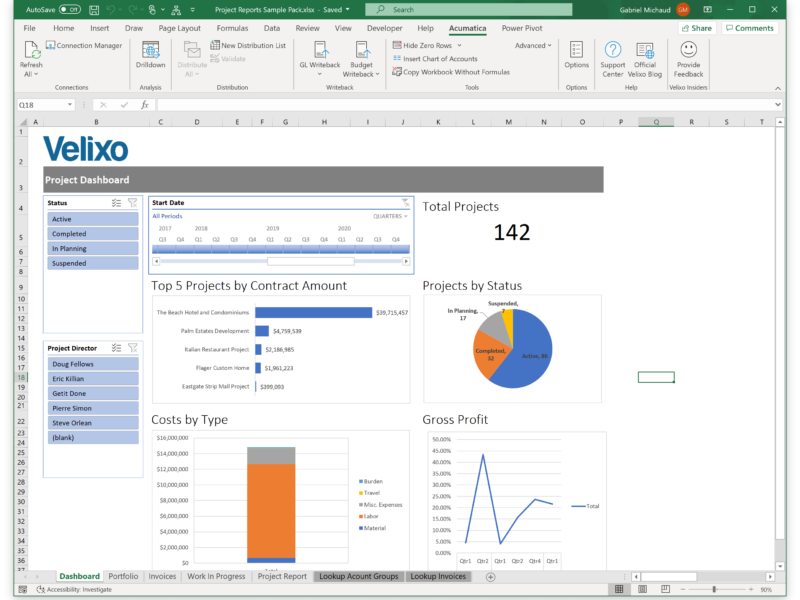 Excel-based reporting for Acumatica powered by Velixo | PC Bennett ...